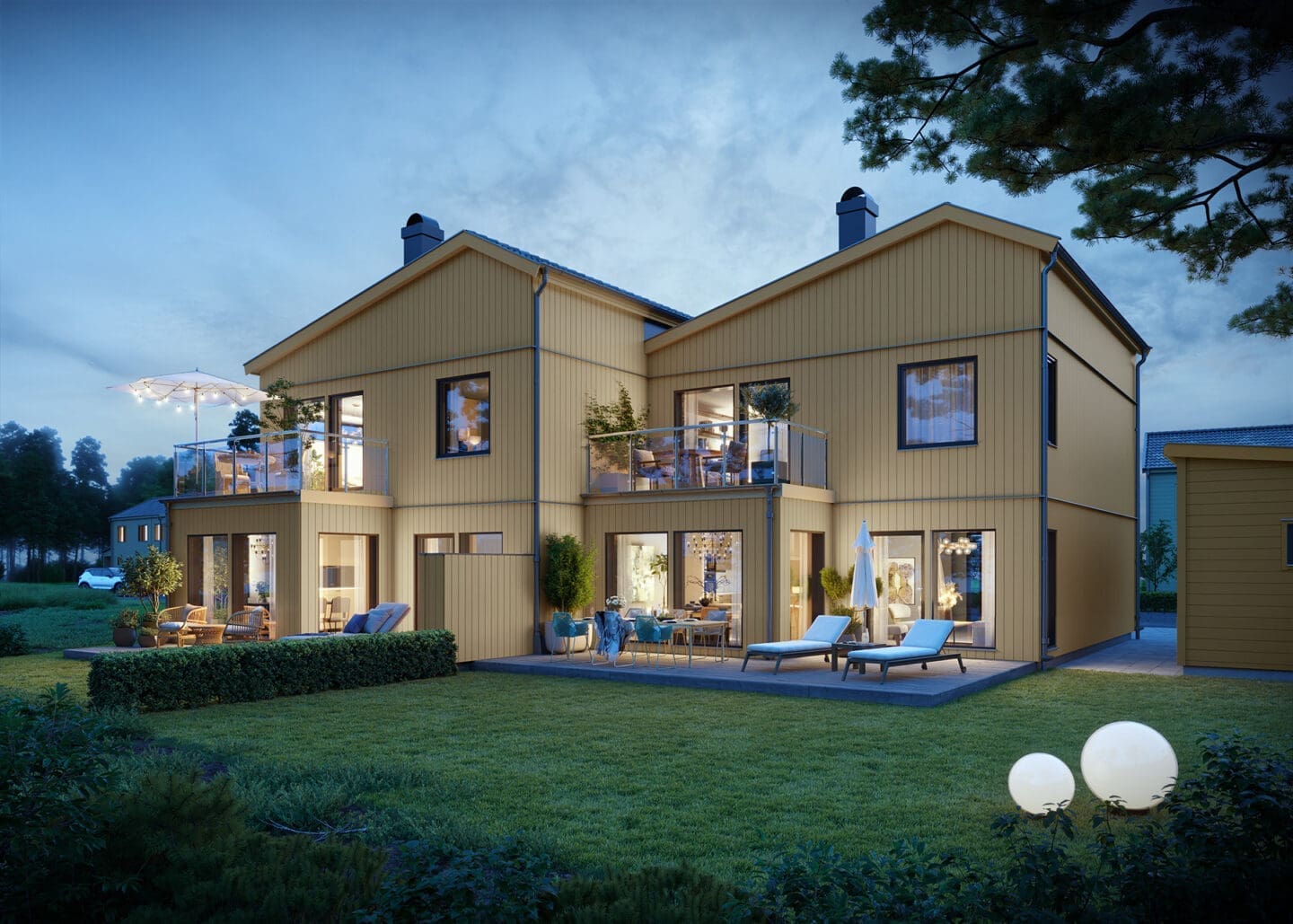 Manhem parhus 1-6, Norrköping - Tomter till salu - Eksjöhus