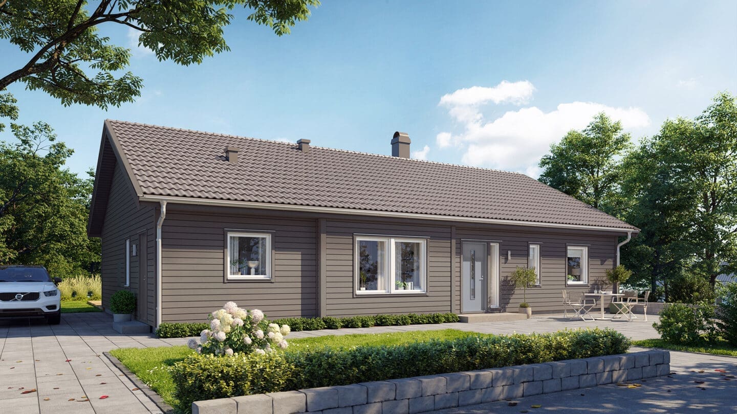 Enplanhus i modern stil – Prio 143 Modern